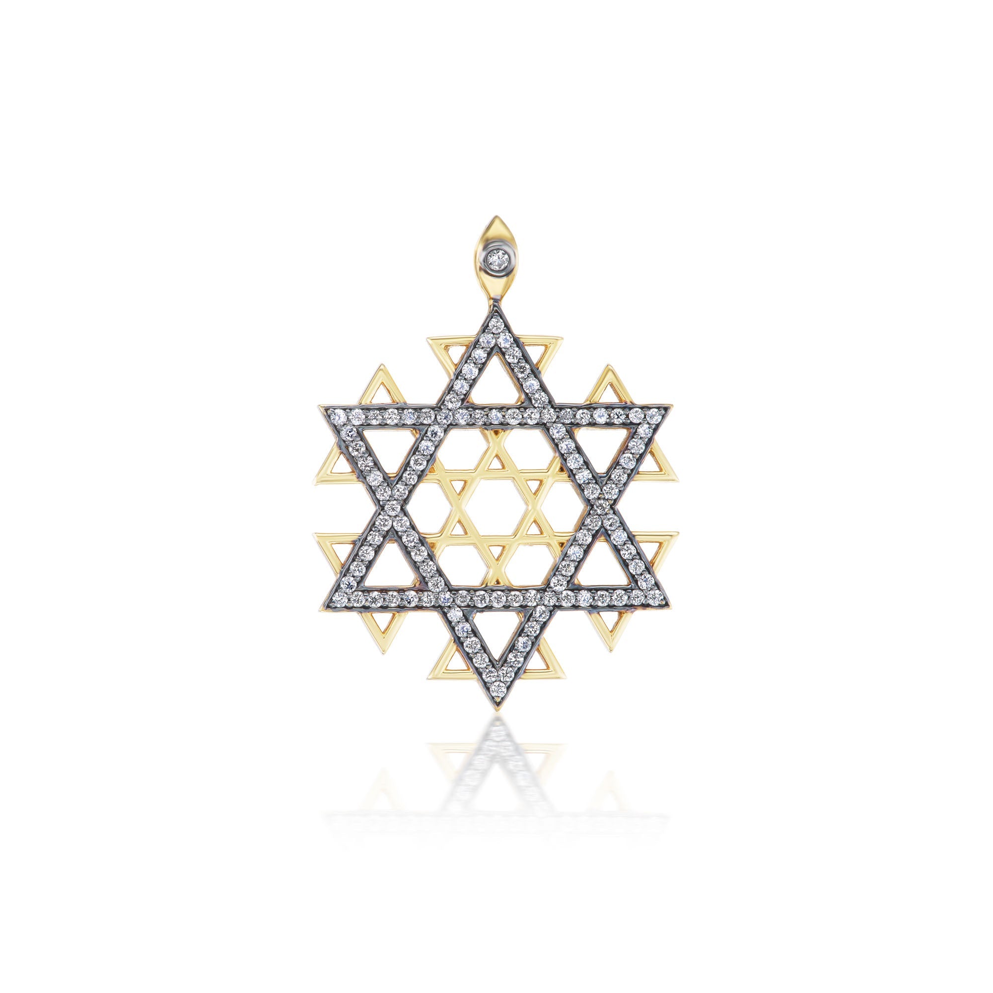 Large Diamond Star of Solidarity Pendant